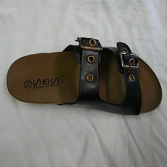 SOS | Shoes | New Black Color Slip On Sandals | Poshmark